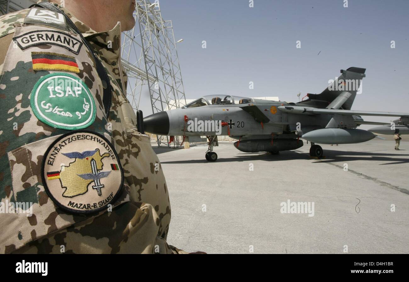 A German Bundeswehr Quick Reaction Force (QRF) reconnaissance jet ...