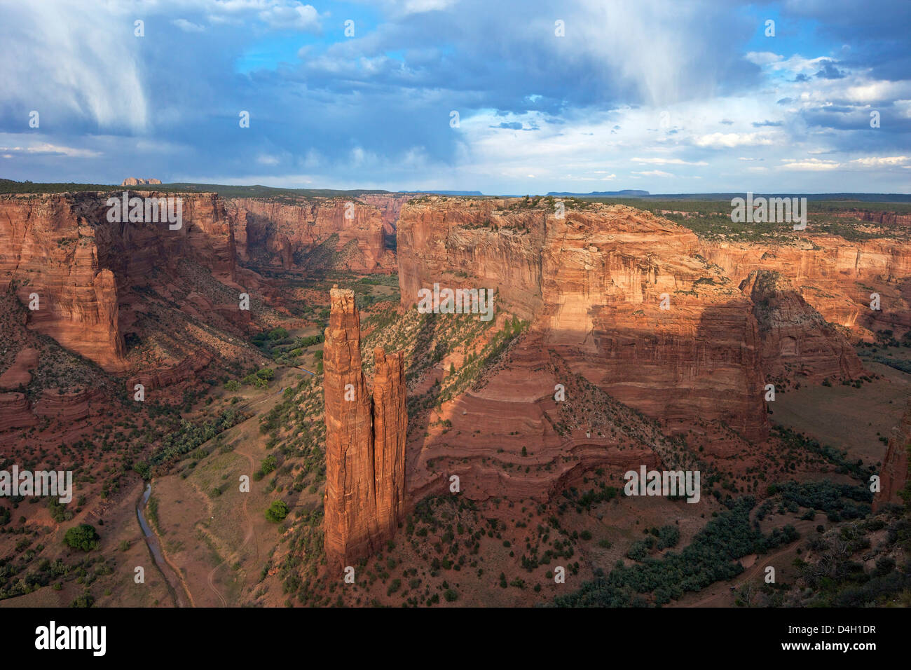 Spider Rock from Spider Rock Overlook, Canyon de Chelly National ...