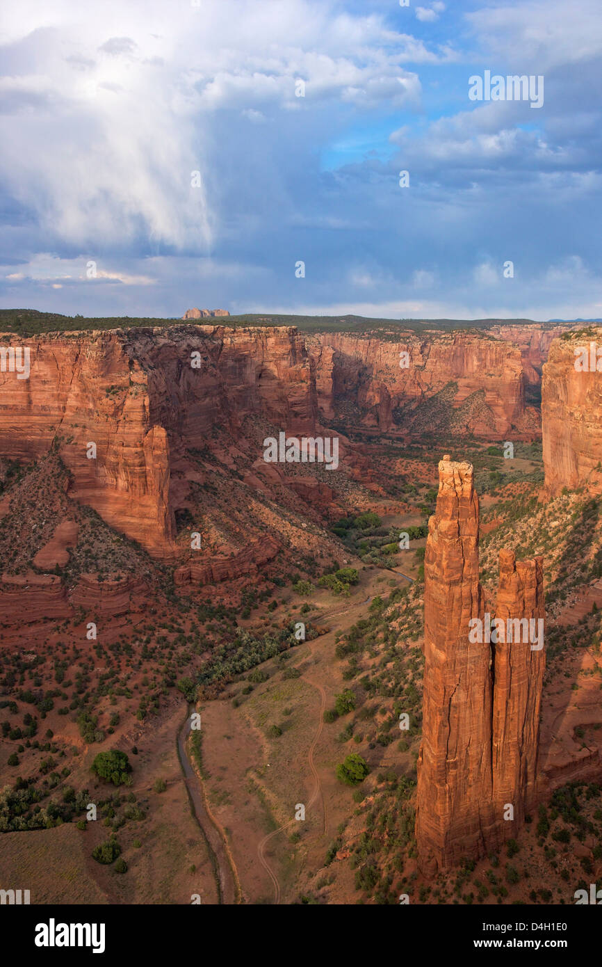 Spider Rock from Spider Rock Overlook, Canyon de Chelly National ...