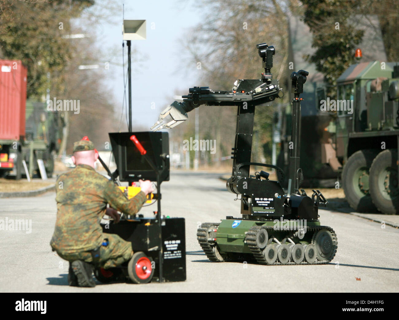 The telerob Explosive Ordnance Disposal and Observation Robot ('tEODor ...