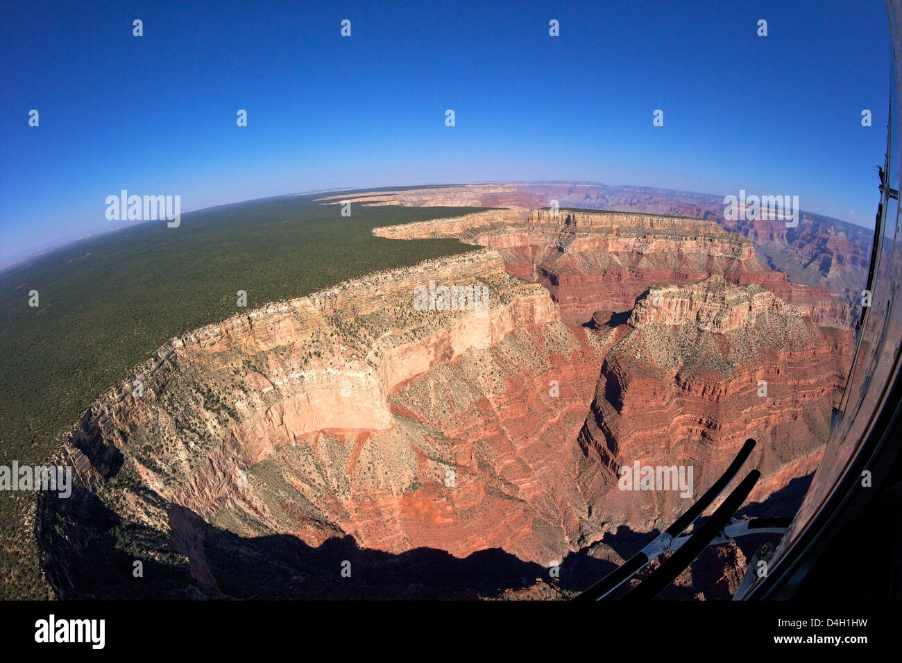 Aerial photo of Grand Canyon from Papillon Helicopter, Grand Canyon ...