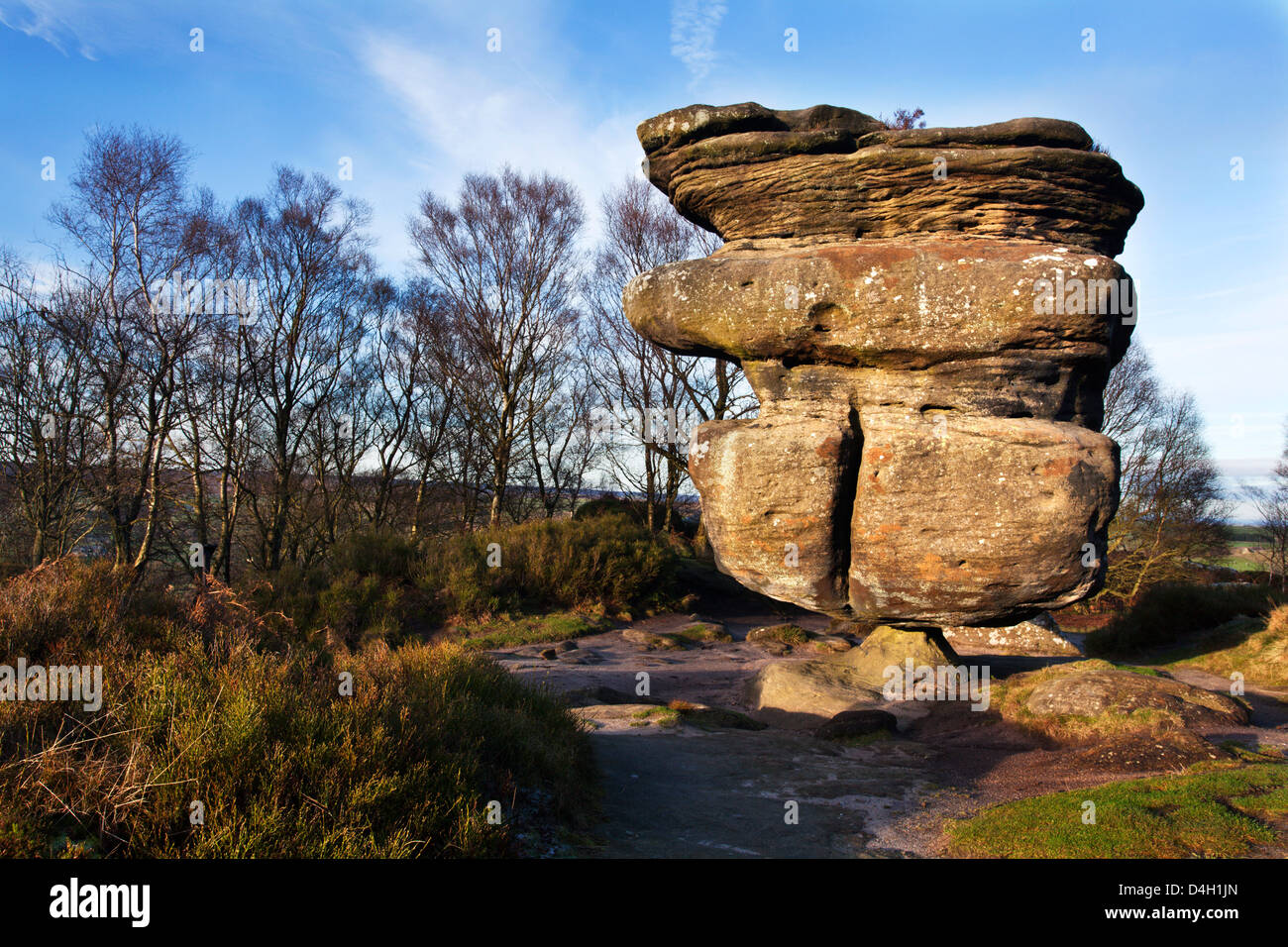 Idol Rock at Brimham Rocks near Summerbridge in Nidderdale, North ...