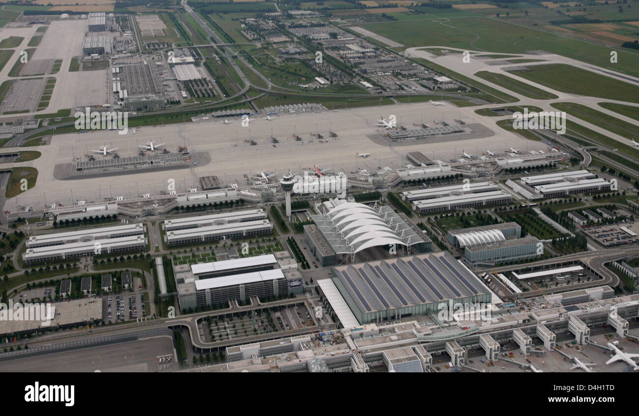 Aerial View Munich Airport High Resolution Stock Photography and Images ...