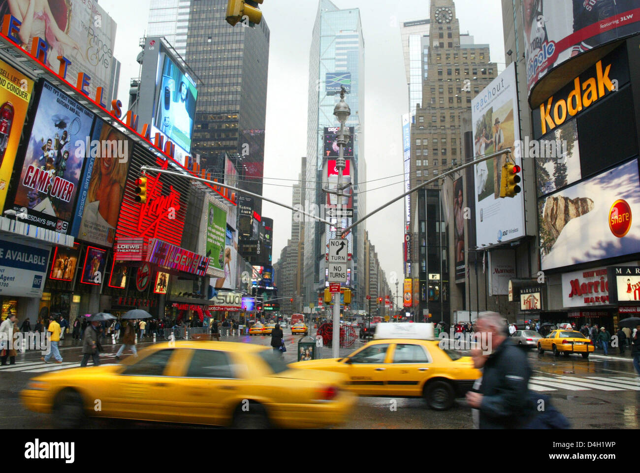 View on the Times Square in New York City, NY, United States, 07 March ...