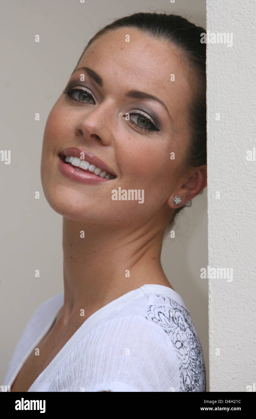 Danish singer Kate Hall pictured in Berlin, Germany, 30 July 2008 ...