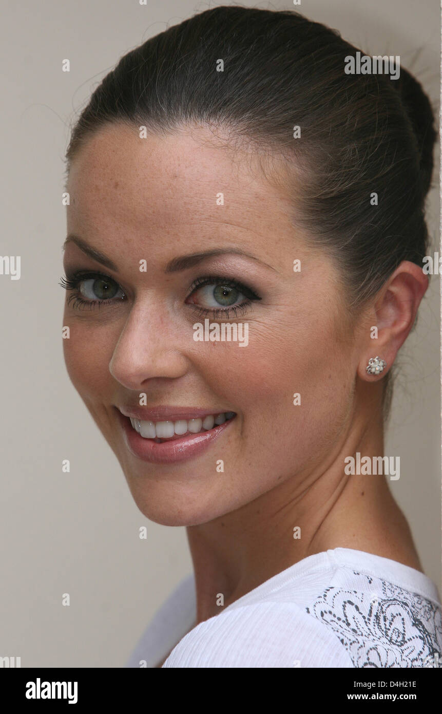 Danish singer Kate Hall pictured in Berlin, Germany, 30 July 2008 ...