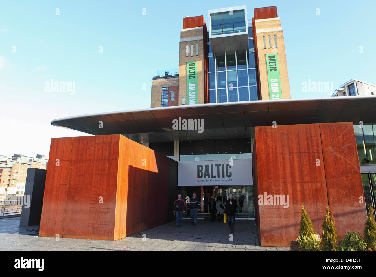 Entrance of the Baltic Centre for Contemporary Art, Gateshead Quays ...