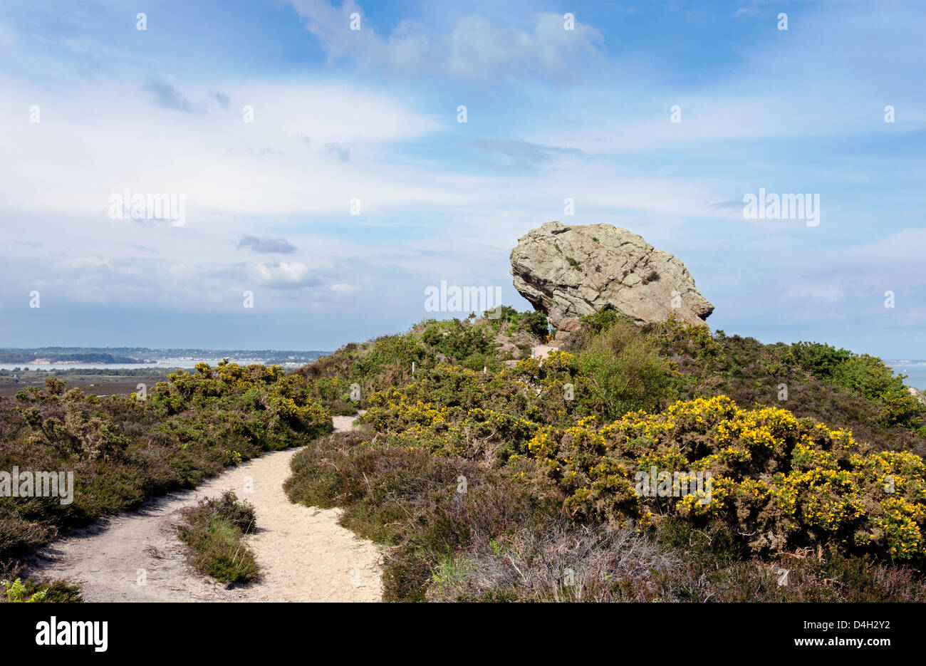 The Agglestone Rock on Godlingston Heath. Studland in Dorset ...