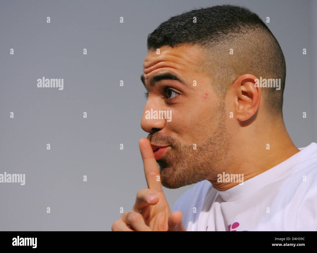 German-Turkish 'gangsta' rapper Anis Mohamed Ferchichi, aka Bushido ...