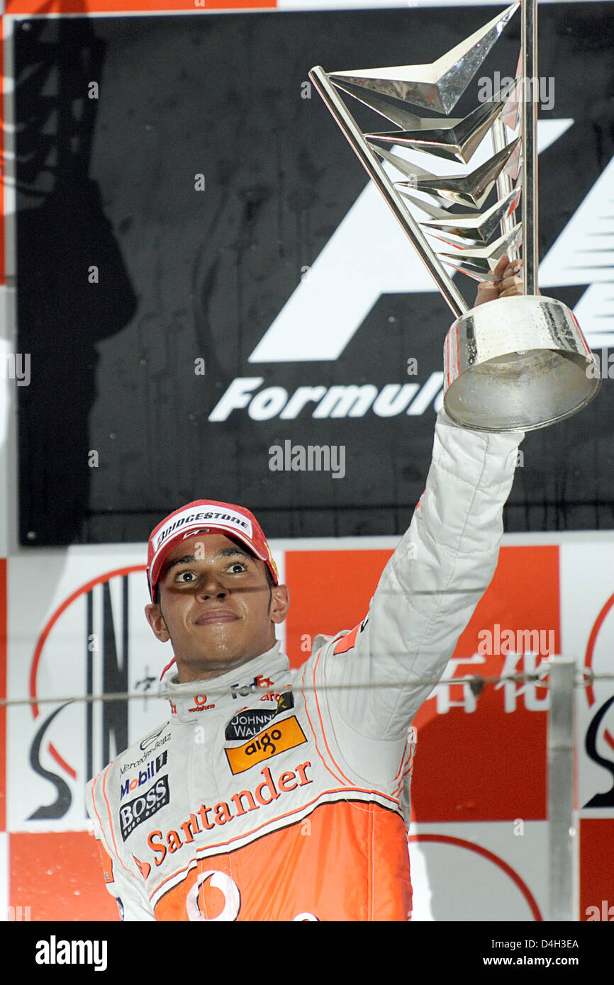 British Formula One driver Lewis Hamilton of McLaren Mercedes ...