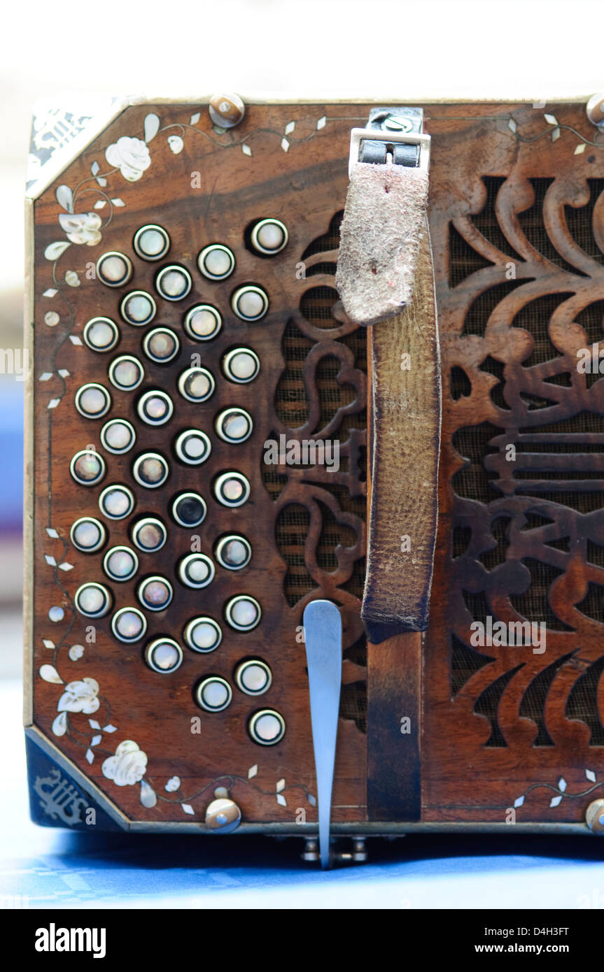 Bandoneon traditional tango musical instrument hi-res stock photography ...