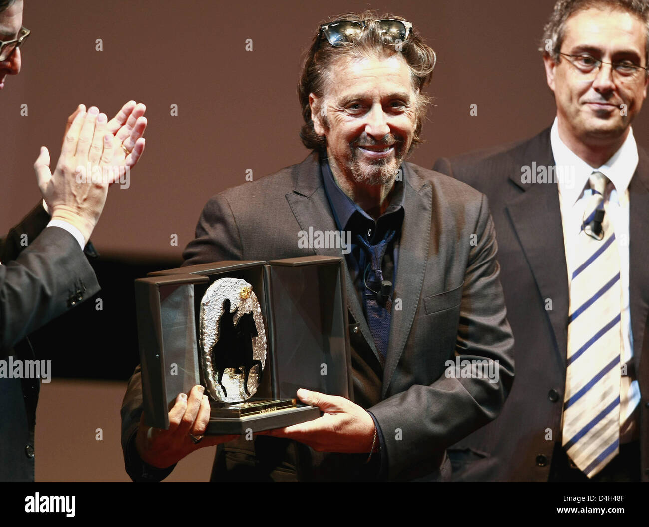 Actor Al Pacino receives the Golden Marc'Aurelio Acting Award on the ...