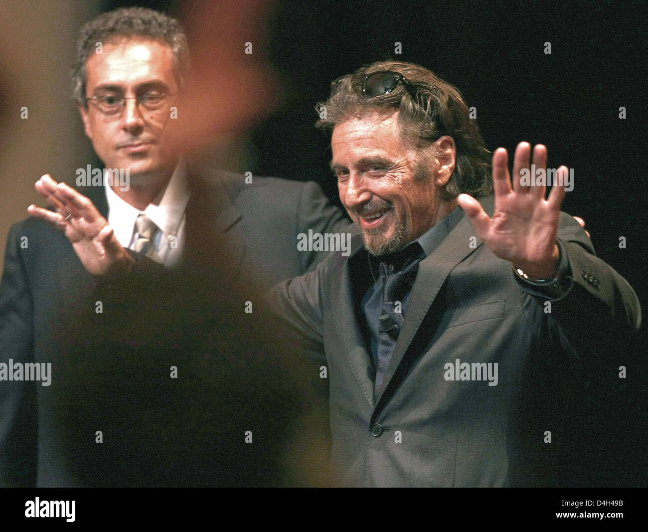Actor Al Pacino receives the Golden Marc'Aurelio Acting Award on the ...