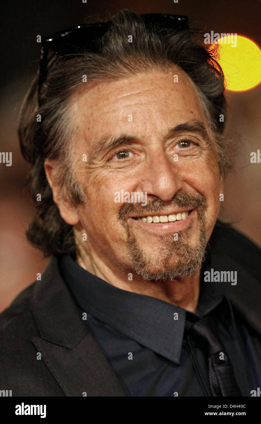 US actor Al Pacino arrives for the opening night of the 3rd Rome ...