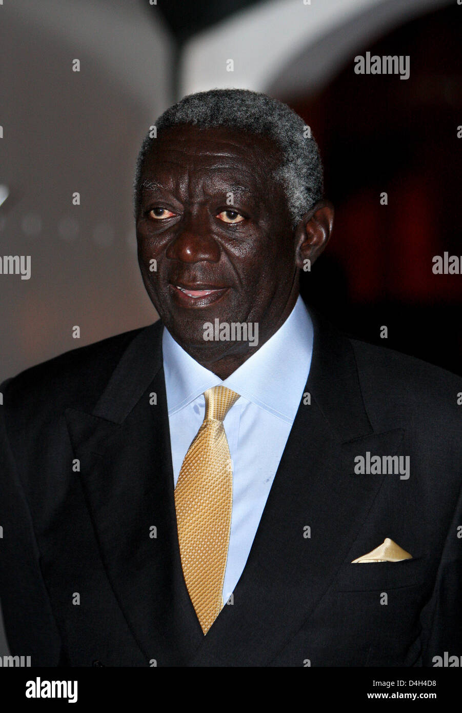 Ghanaian President John Kufuor is pictured in The Hague, Netherlands ...