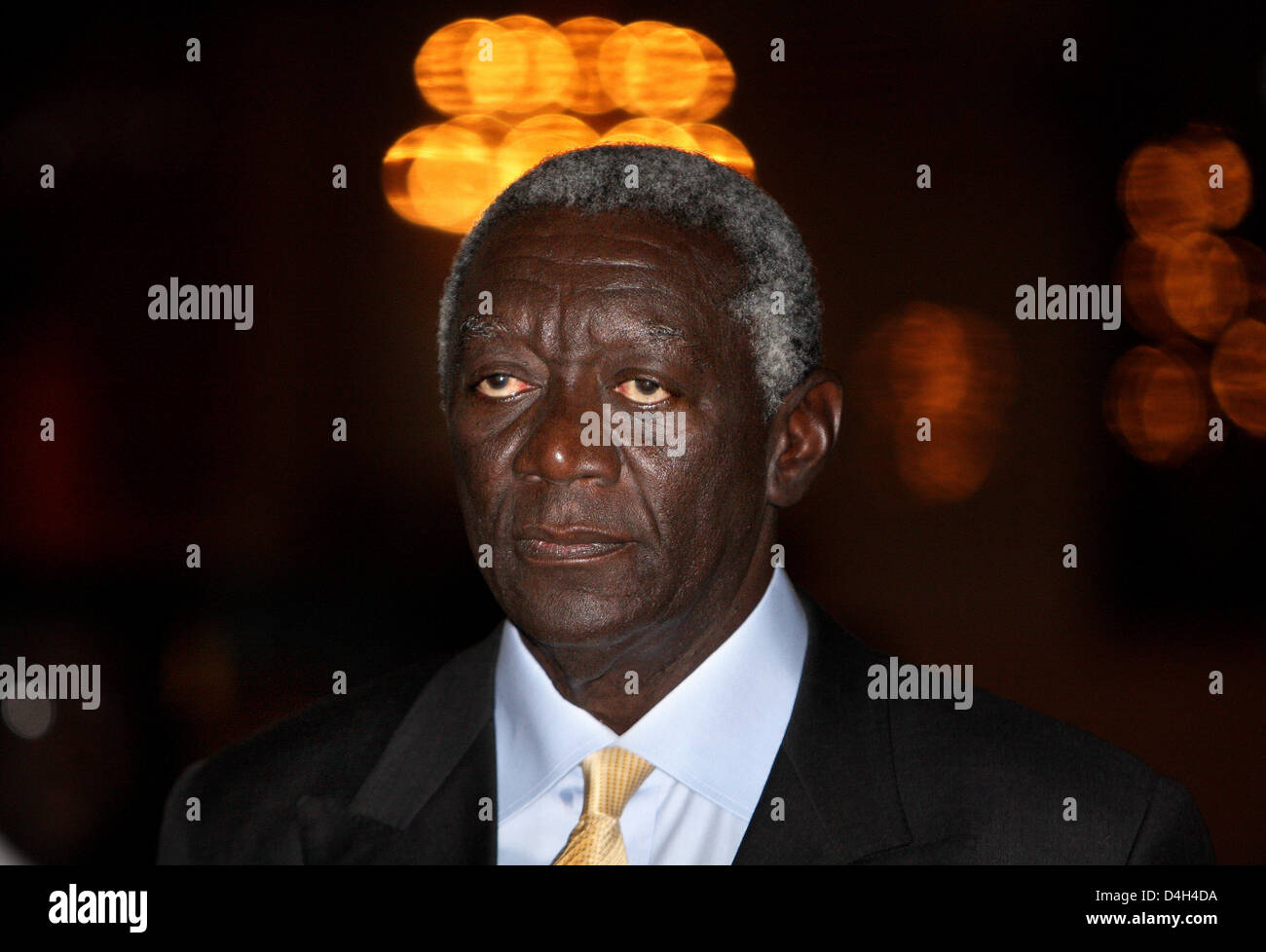 Ghanaian President John Kufuor is pictured in The Hague, Netherlands ...