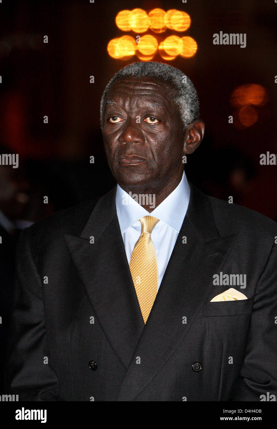 Ghanaian President John Kufuor is pictured in The Hague, Netherlands ...