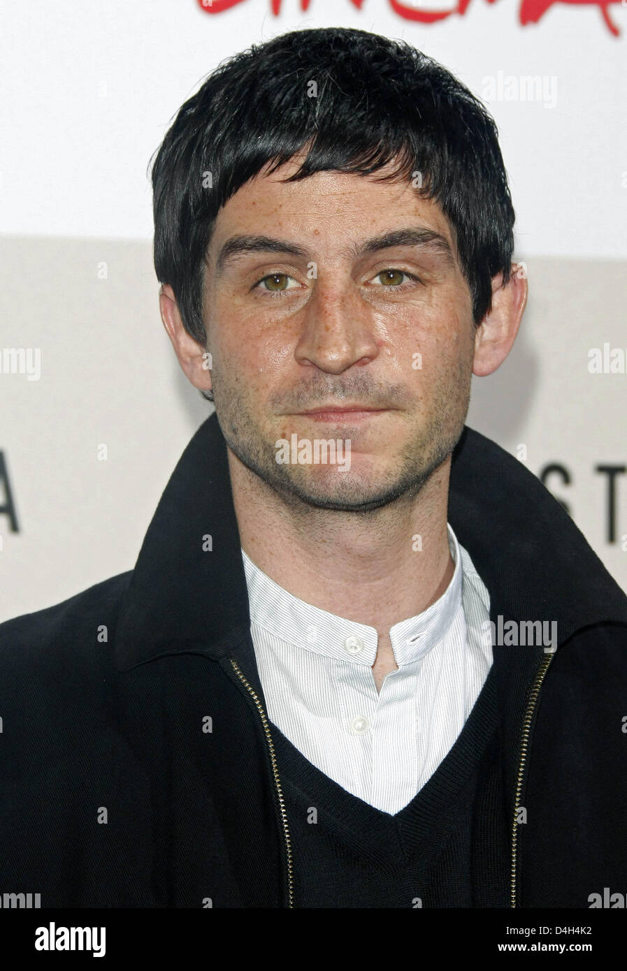 German actor Christoph Bach poses as he arrives for the press ...