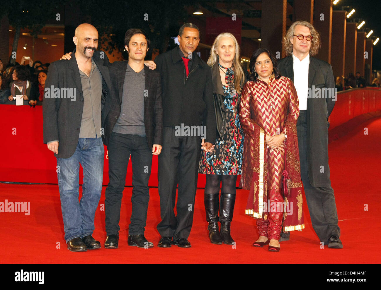 (L-R) Directors Gaspar Noe, Gael Garcia Bernal, Abderrahmane Sissako ...