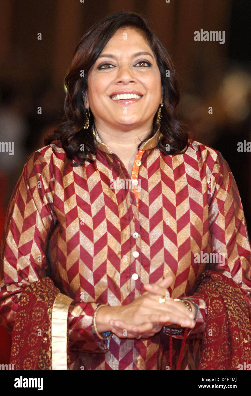 Director Mira Nair arrives for the premiere of '8' during the 3rd Rome ...