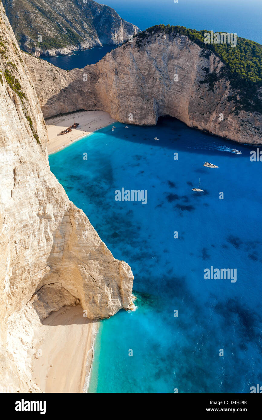 Zakynthos island in Greece with most typical beach spot Stock Photo - Alamy