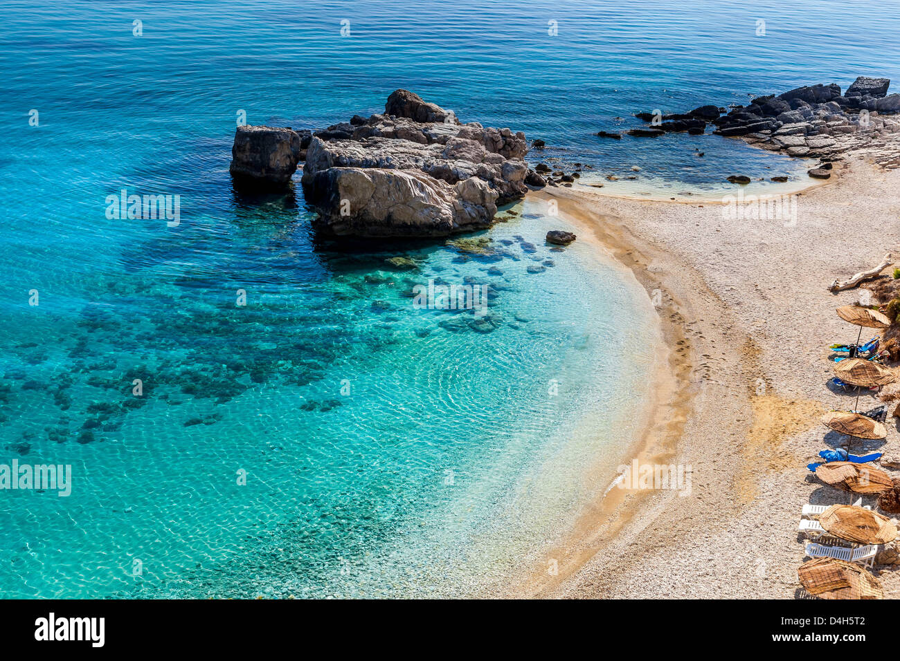 Sunshine Scene Sands of White Stock Photo - Alamy