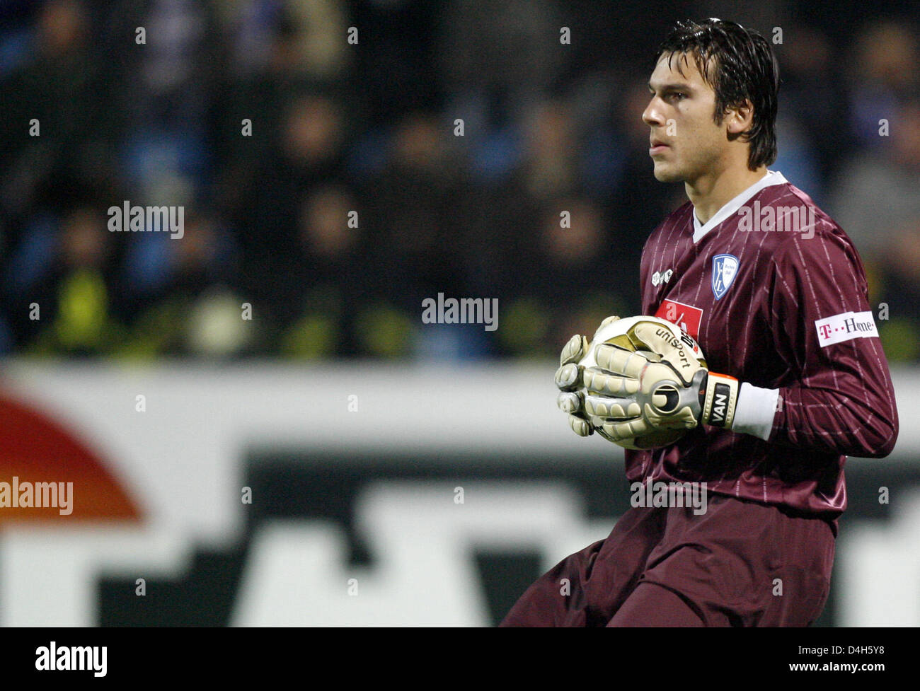 Bochum's Portuguese goalkeeper Daniel Fernandes shown in action during ...