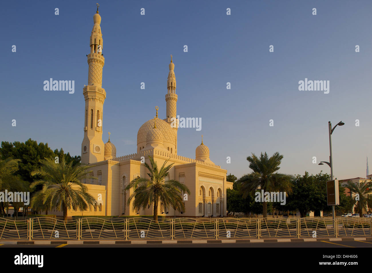 Jumeirah Mosque, Dubai, United Arab Emirates, Middle East Stock Photo ...
