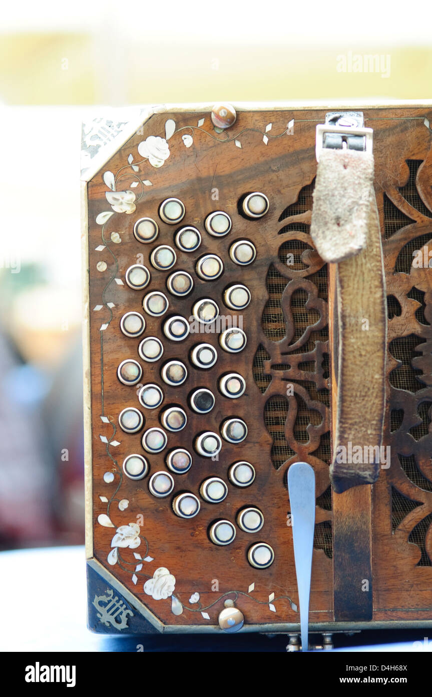 Bandoneon, Traditional Tango Musical Instrument Stock Photo - Alamy