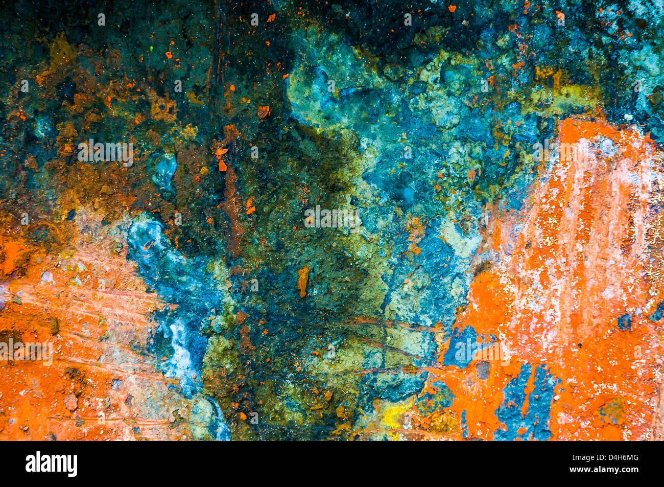 Texture of colored rust metal plate Stock Photo - Alamy