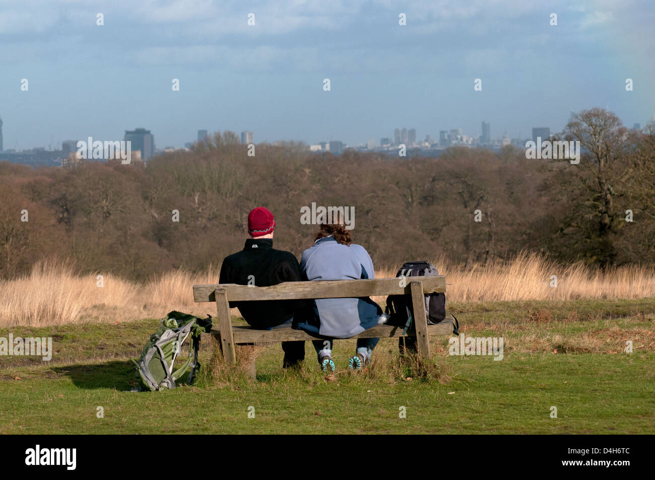Richmond park london skyline hi-res stock photography and images - Alamy
