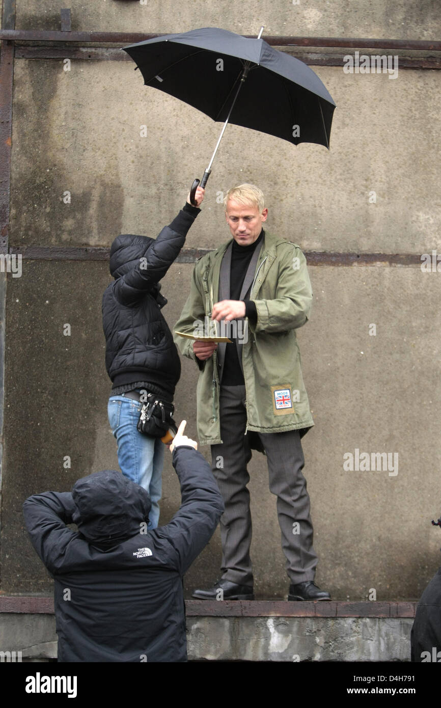 Actor Wotan Wilke Moehring (R) is pictured as Thomas Neumann during the ...