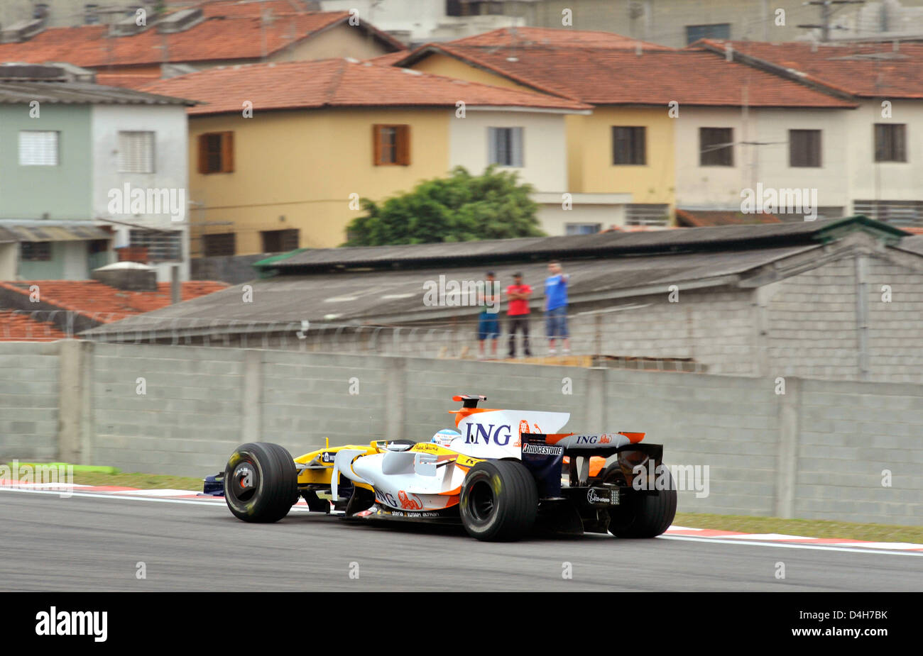 Spanish Formula One driver Fernando Alonso of Renault F1 pictured ...