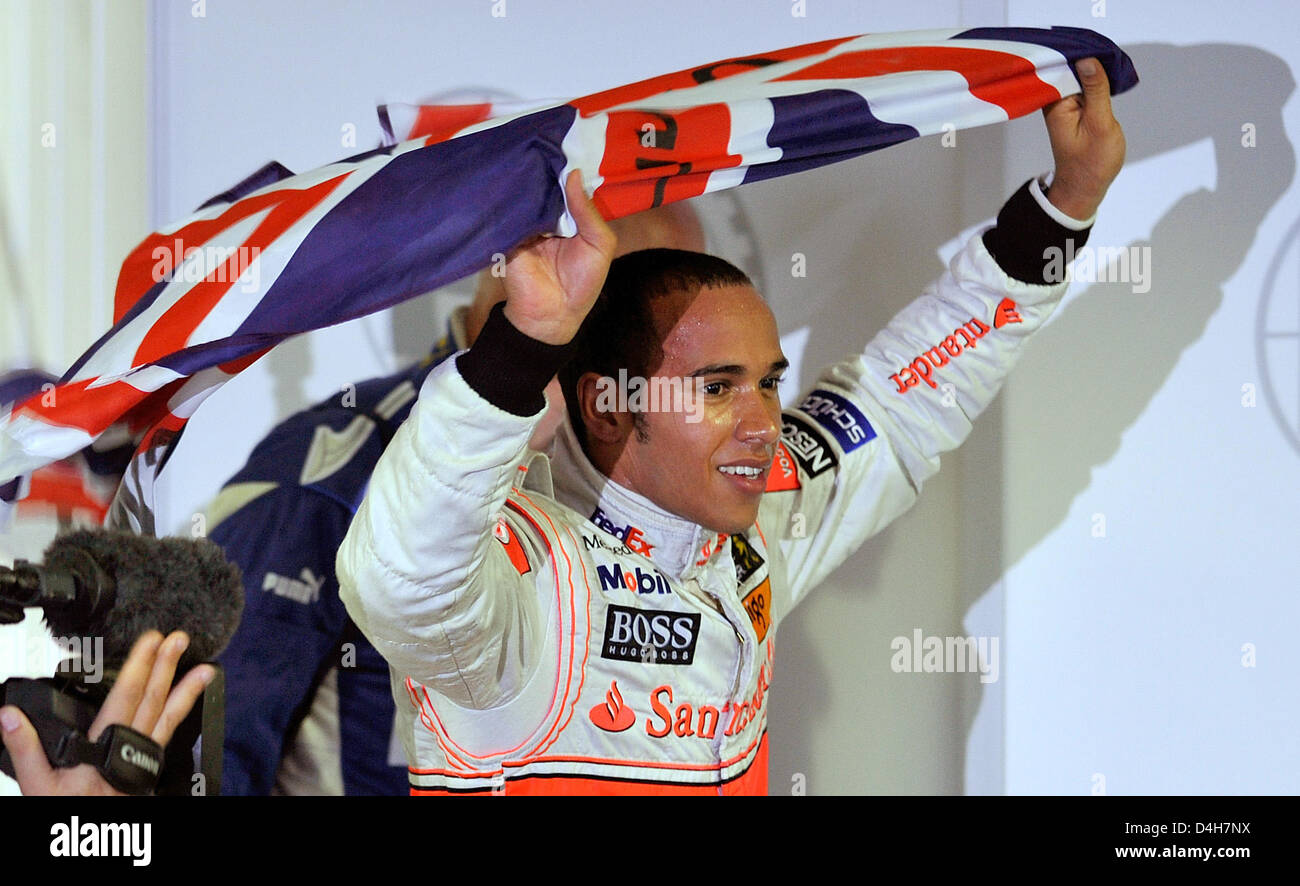 British Formula One driver Lewis Hamilton of McLaren Mercedes ...