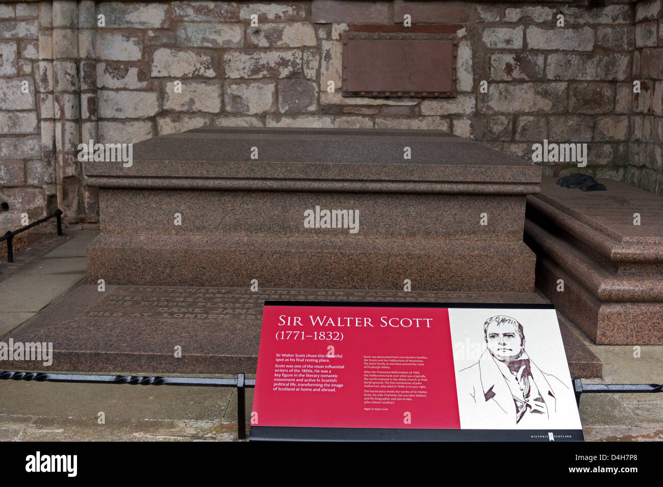 Walter scotts tomb hi-res stock photography and images - Alamy