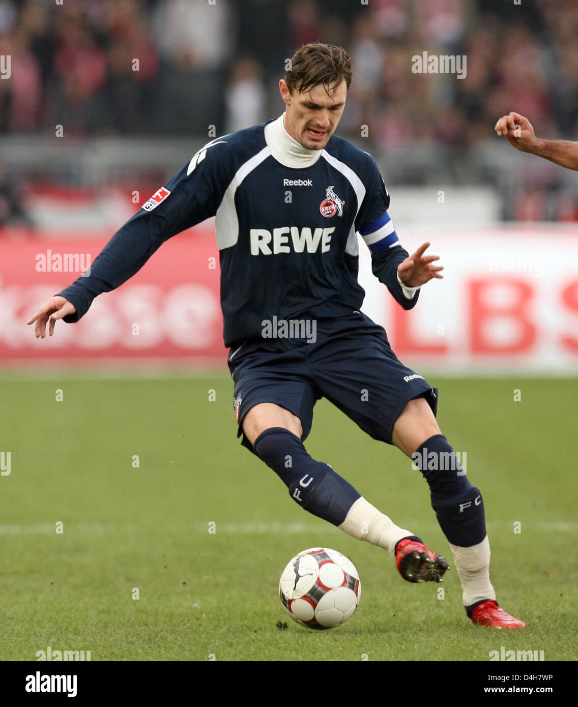 Cologne's Slovene Milivoje Novakovic seen in action during the ...