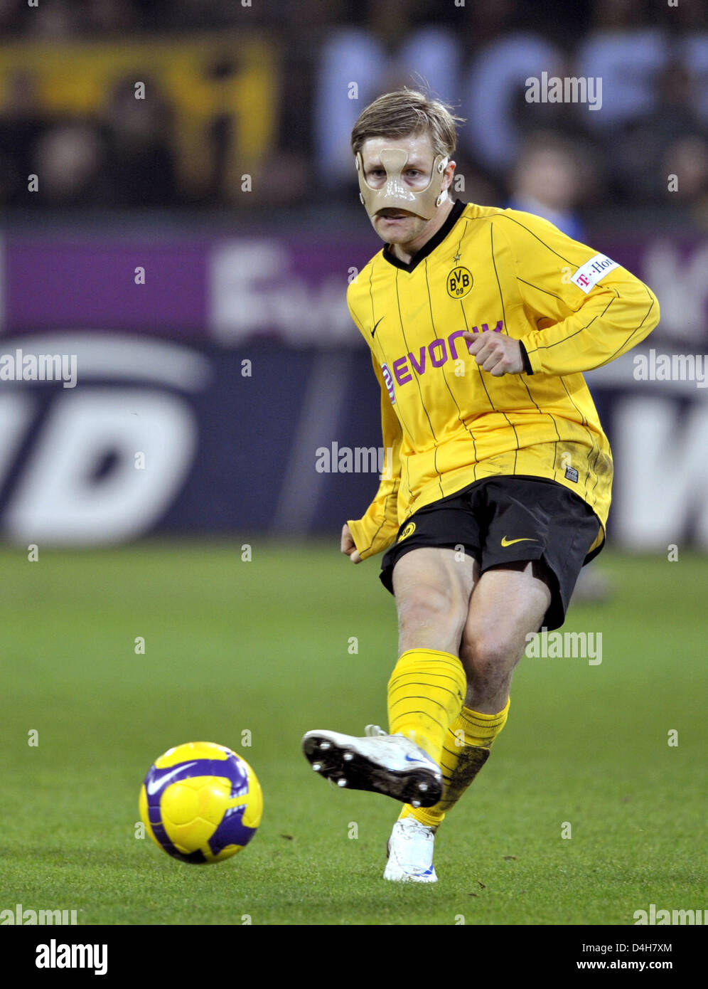 Dortmund's Jakub Blaszczykowski seen in action during the Bundesliga ...