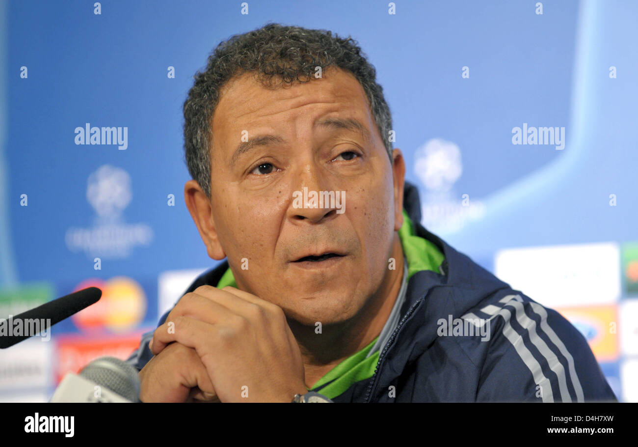 Coach of Panathinaikos Athens Henk ten Cate captured during a press ...