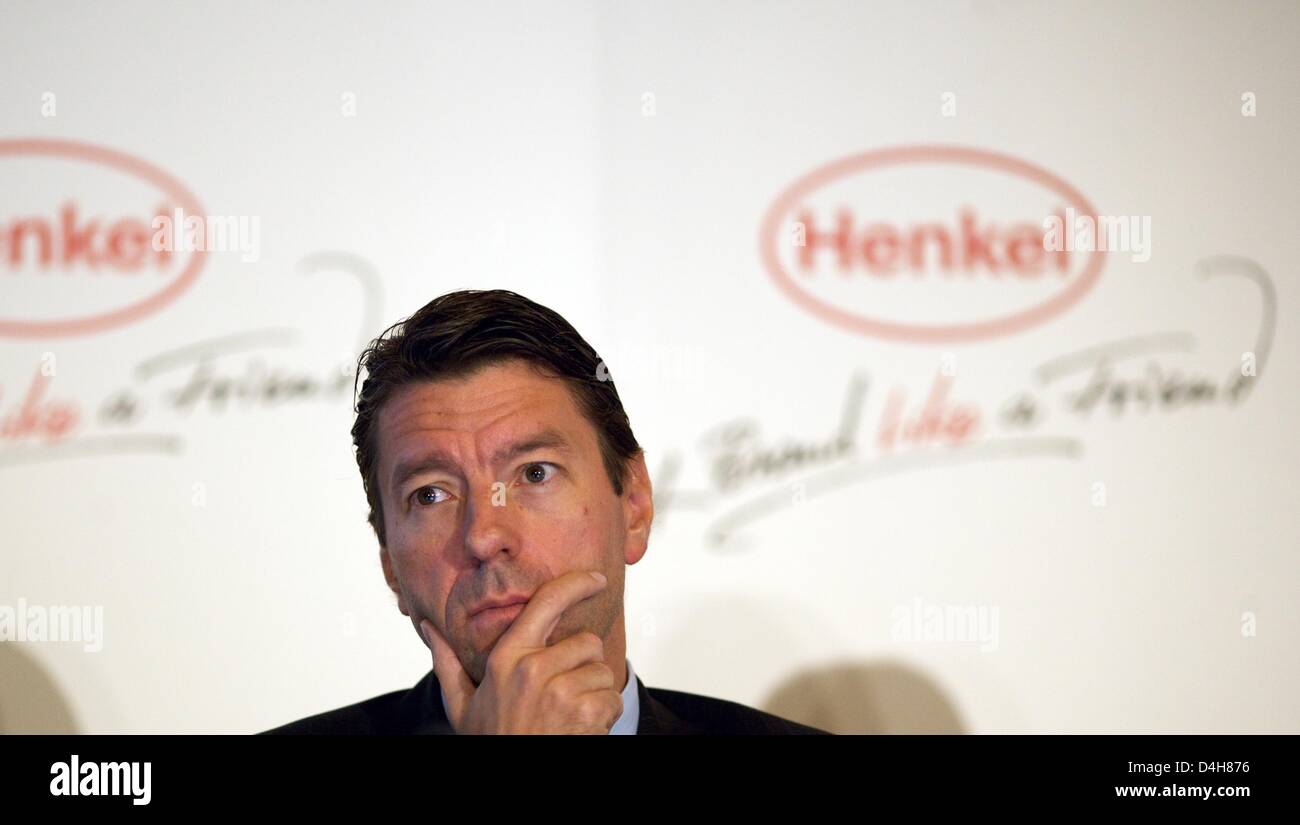 Henkel-CEO Kasper Rorsted is pictured during the company?s autumn press ...