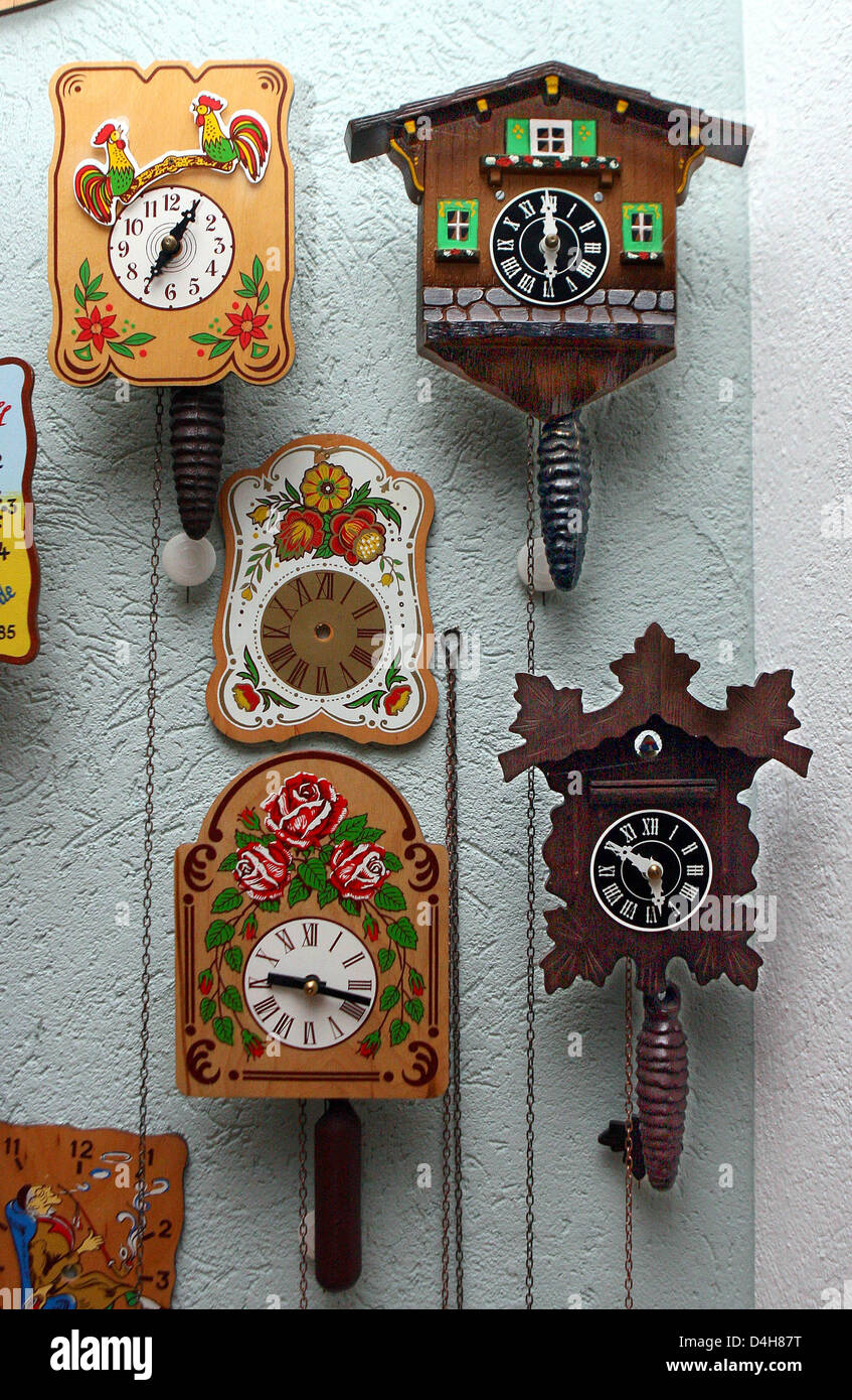 The first cuckoo wall clocks manufactured at clock factory ?Harzer ...