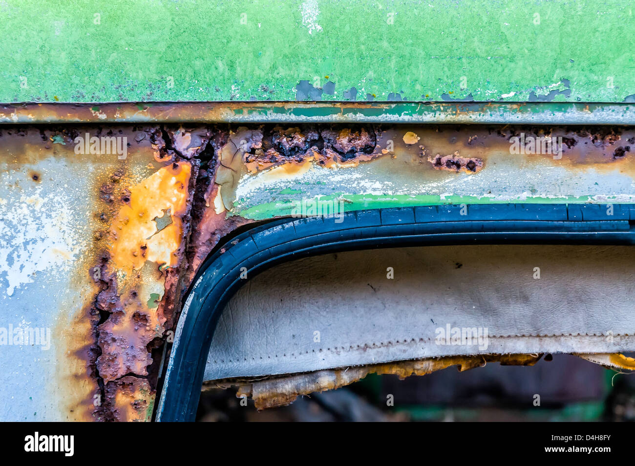 Texture of colored rust metal on an old car Stock Photo - Alamy