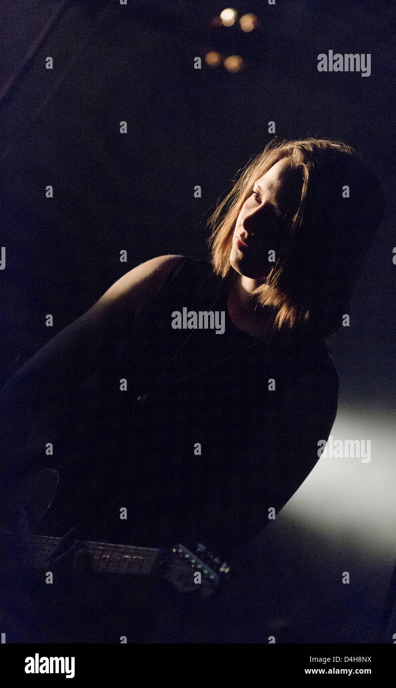 Swiss folk-pop-blues singer Sophie Hunger performs on stage during her ...