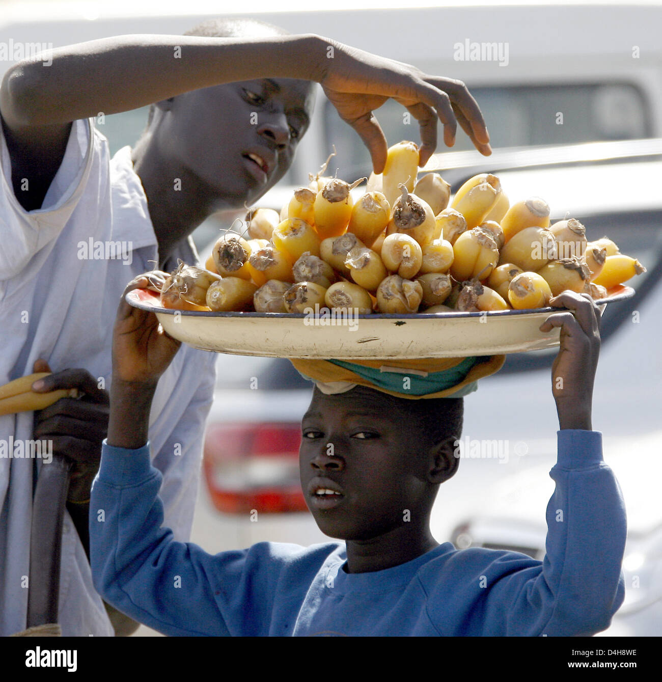 A customer picks out fruit at Wuse-market in Abuja, Nigeria, 08 ...