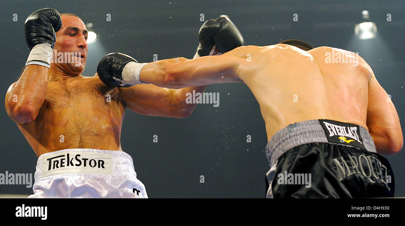 IBF Middleweight World Champion Arthur Abraham (L) and US American ...