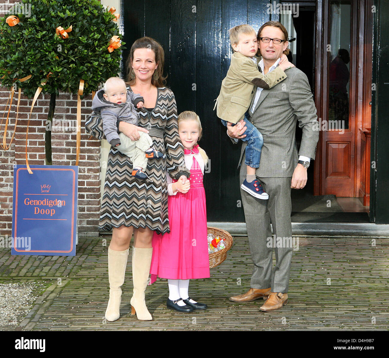 Princess Annette and Prince Bernhard leave Palace Het Loo with their ...