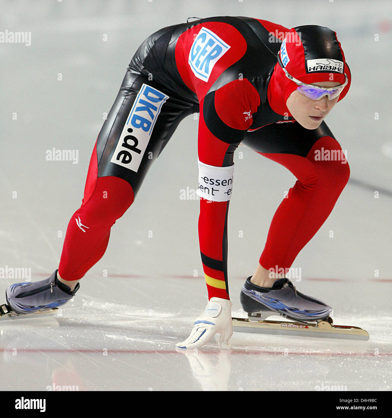 German ice speed skater Judith Hesse is pictured during the 500-metre ...