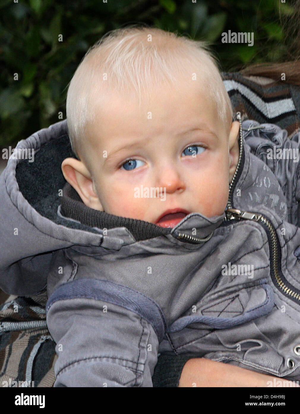 Benjamin van Vollenhoven captured after his christening at Palace Het ...