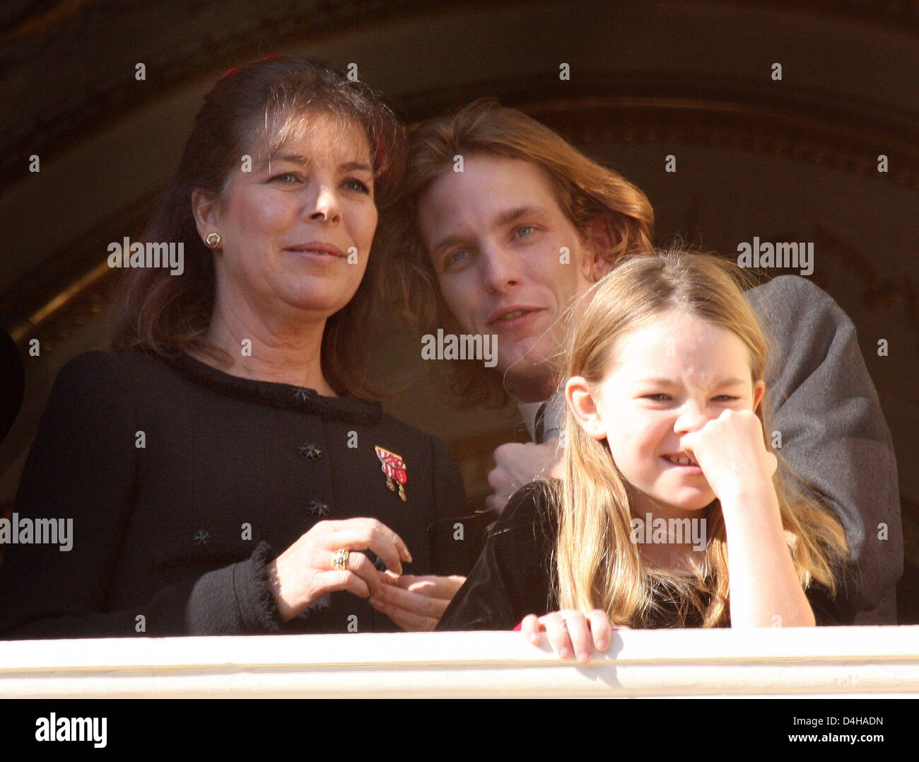 Princess Caroline of Hanover (L), her daughter Princess Alexandra of ...