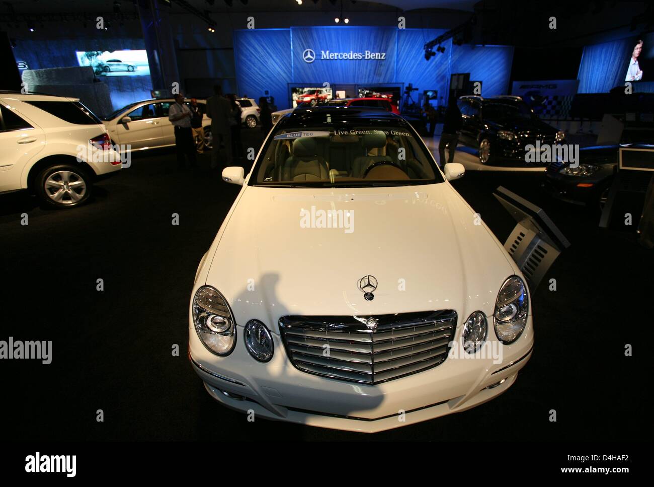 The Mercedes E-Class with Bluetech-Diesel engine is pictured during the ...