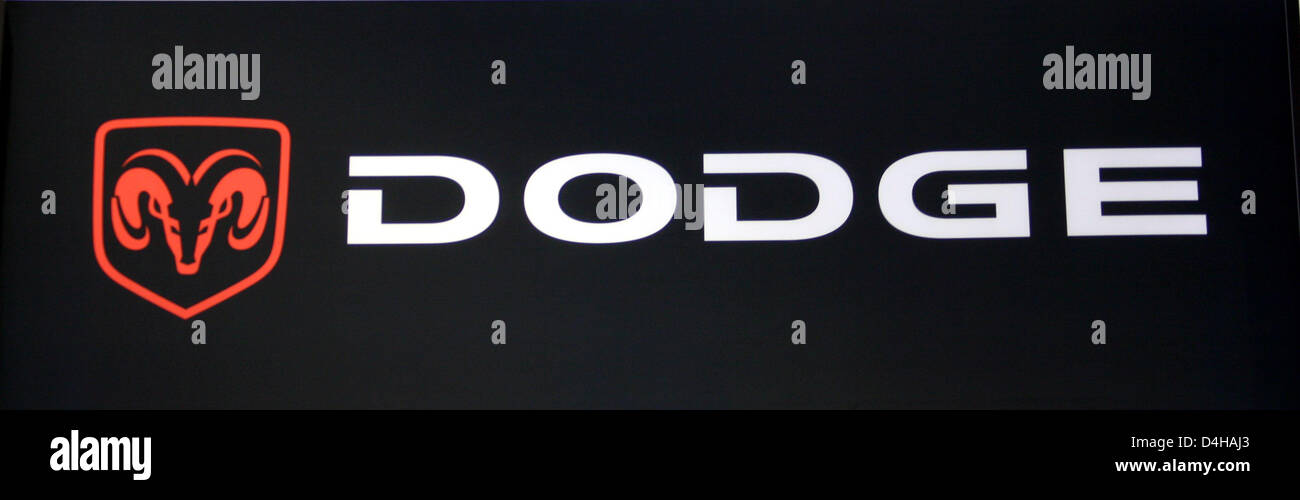 The logo of car manufacturer Dodge pictured during the Los Angeles Auto ...